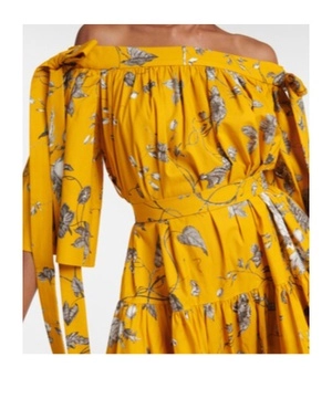 Erdem Floral Cotton Maxi Dress