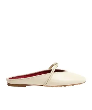 Bottega Veneta Round-toe Mules - Nude