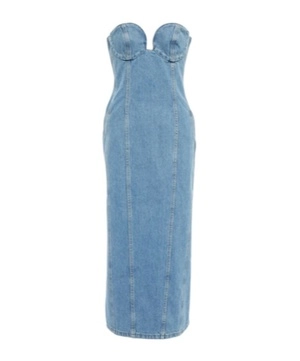 Magda Butrym Denim Midi Dress - Blue