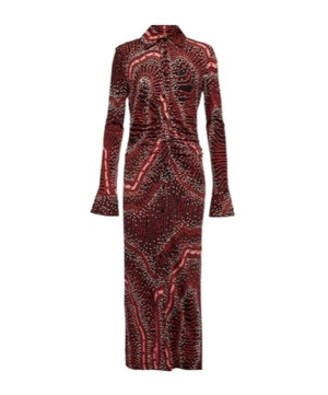 Altuzarra Claudia Printed Shirt Dress - Brown