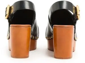 Chloé Round-toe High-heeled Sandals