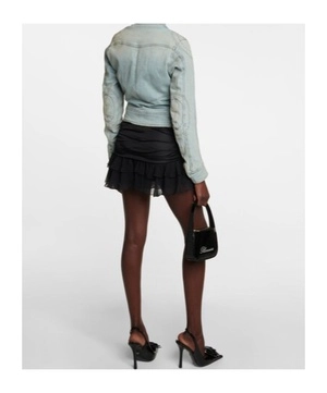 Blumarine Front Zip-up Denim Jacket
