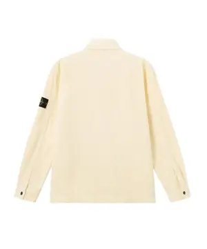 Stone Island Snap-button Shirt Jacket With Chest Pockets