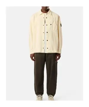 Stone Island Snap-button Shirt Jacket With Chest Pockets
