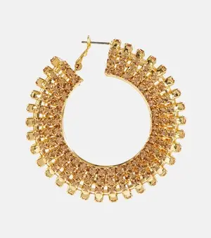 Magda Butrym Crystal-embellished Hoop Earrings