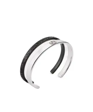 Dior Oblique Bangle Set - White