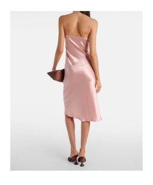 RODARTE Ruched Silk Crêpe Midi Dress
