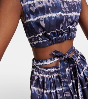 Altuzarra Ashima Cutout Cotton-blend Midi Dress