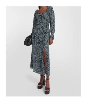 Altuzarra Lillian Printed Silk Midi Dress