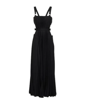CHRISTOPHER KANE Pleated Midi Dress - Black