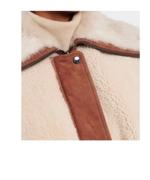 Bogner Gritt Suede-trimmed Shearling Coat
