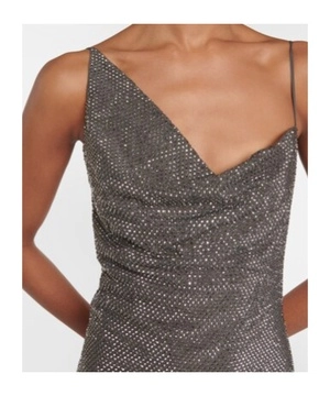 Stella McCartney Asymmetrical Embellished Maxi Dress