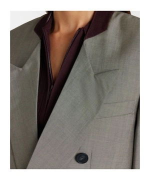 Victoria Beckham Beatrice Wool And Mohair Blazer