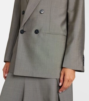 Victoria Beckham Beatrice Wool And Mohair Blazer