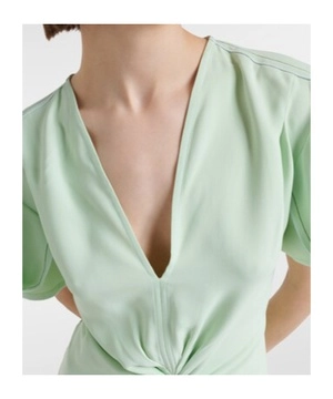 Victoria Beckham Gathered Midi Dress