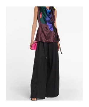ROKSANDA Printed Self-tie Silk Top