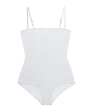 Dior Riviera One-piece Swimsuit With Oblique Pattern - No
