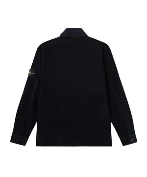 Stone Island Snap-button Shirt Jacket With Chest Pockets