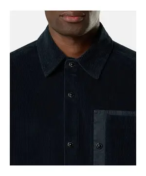 Stone Island Snap-button Shirt Jacket With Chest Pockets
