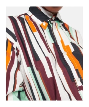 Plan C Printed Shirt Dress