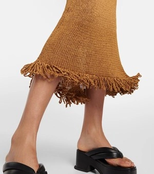 Proenza Schouler Tassel-trimmed Midi Dress