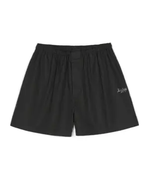 Balenciaga Sketchy Relaxed Fit Shorts - Black
