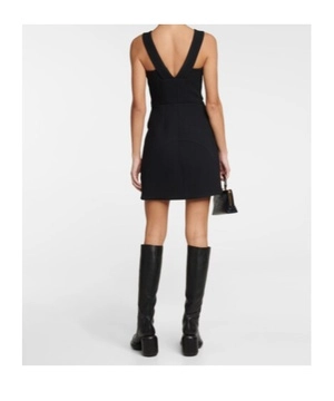 JIL SANDER Wool-blend Crêpe Minidress