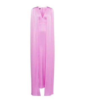 Alex Perry Hudson Satin Crepe Gown - Purple