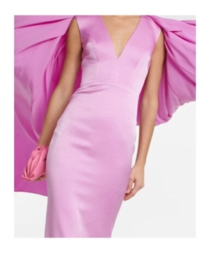 Alex Perry Hudson Satin Crepe Gown