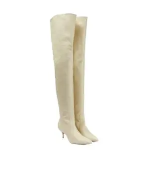 Magda Butrym Leather Over-the-knee Boots - Nude