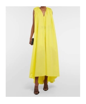 ROKSANDA Erosa Cape-detail Belted Midi Dress