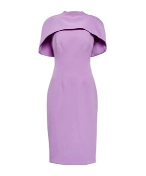 SAFIYAA LONDON Kalika Midi Dress - Purple