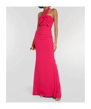 Elie Saab Halterneck Crêpe Gown