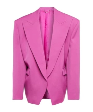 Magda Butrym Oversized Wool Blazer - Pink
