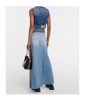 Stella McCartney Denim Maxi Skirt