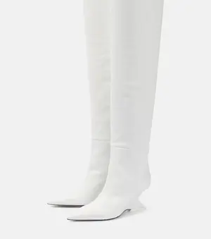 Attico Cheope Leather Over-the-knee Boots