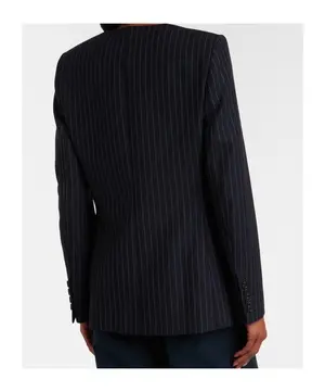 NILI LOTAN Pinstripe Wool Jacket