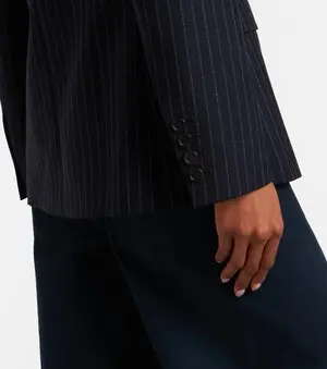 NILI LOTAN Pinstripe Wool Jacket