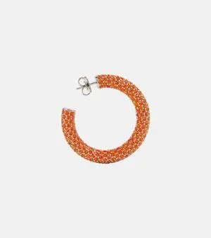 Amina Muaddi Cameron Medium Hoop Earrings
