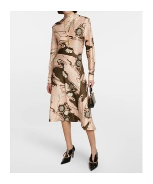 JIL SANDER Printed Midi Dress