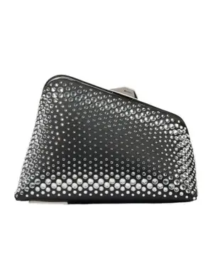 Attico Midnight Mini Embellished Clutch - Black