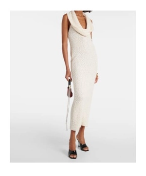 Magda Butrym Cotton-blend Bouclé Midi Dress