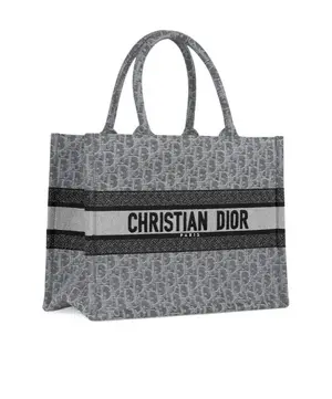 Dior Medium Book Tote - Gray