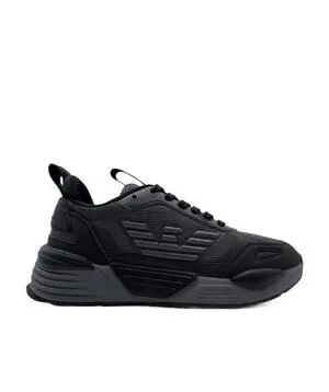 EA7 Logo Casual Sneakers - Black