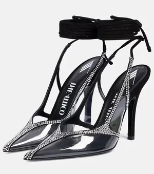 Attico Venus Crystal-embellished High-heeled Sandals