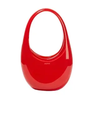 Coperni Swipe Mini Glass Tote Bag - Red