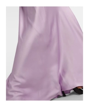 Victoria Beckham Satin Gown - Purple