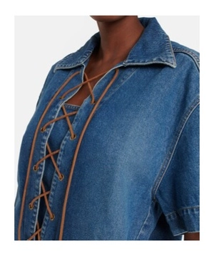PETAR PETROV Amos Denim Mini Dress