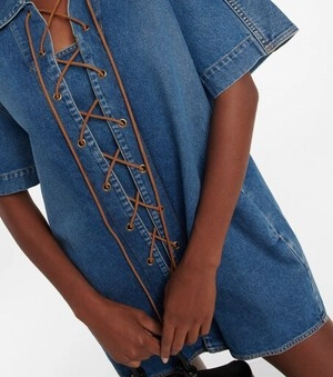 PETAR PETROV Amos Denim Mini Dress