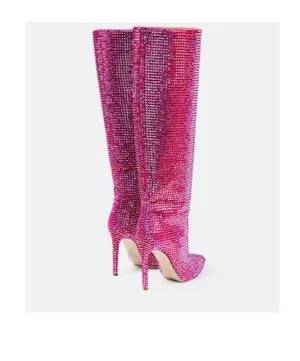 Paris Texas Holly Embellished Knee-high Boots